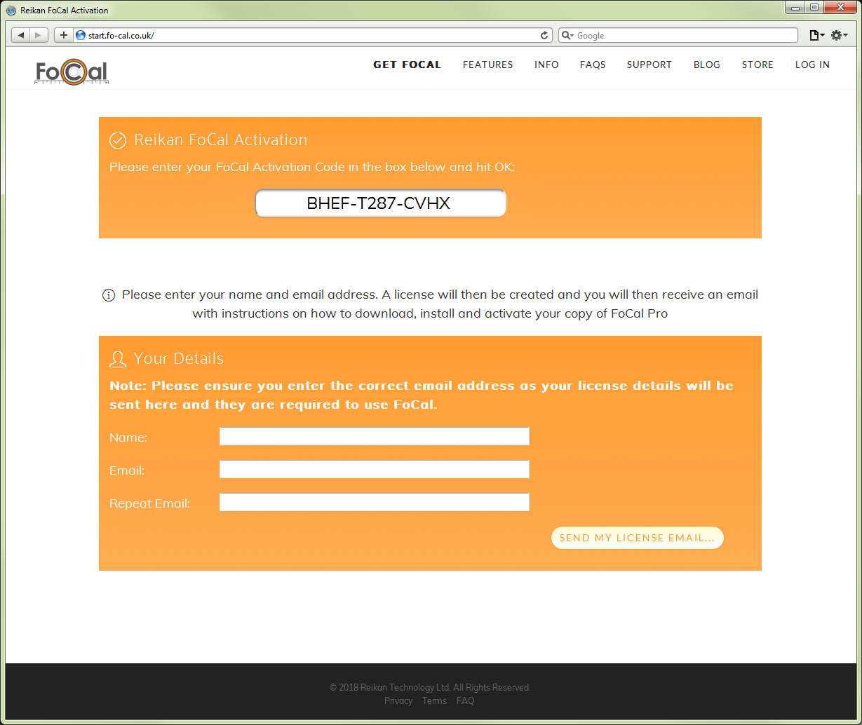 Getting Started with Boxed FoCal - Reikan FoCal Help